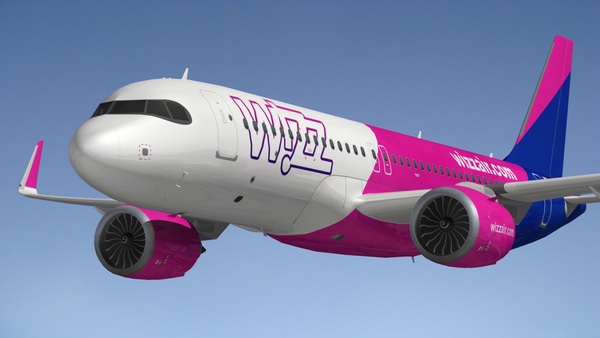3D Airbus A320 Wizz Air - TurboSquid 1657548