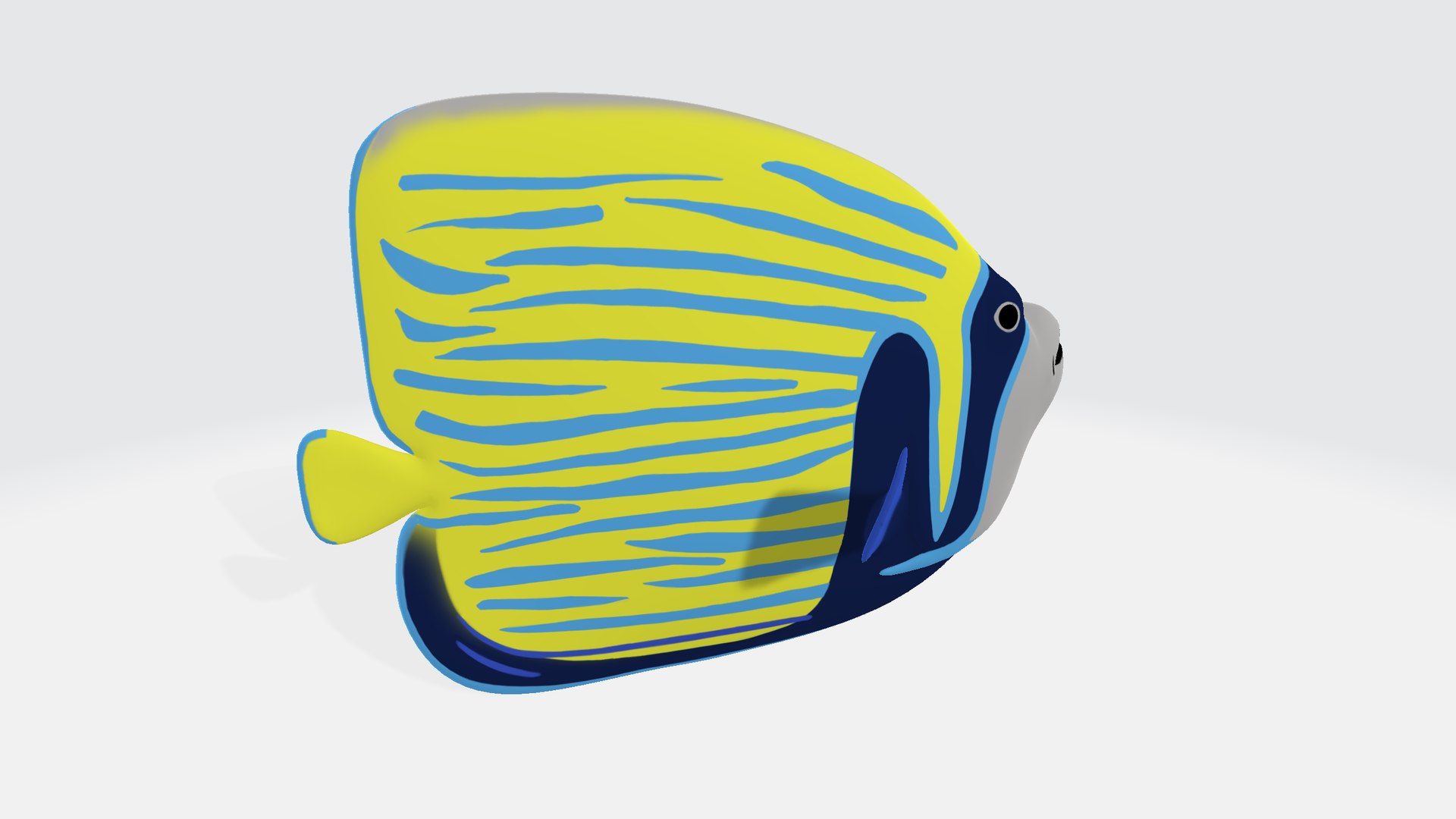 3D Model Angelfish - TurboSquid 2304557
