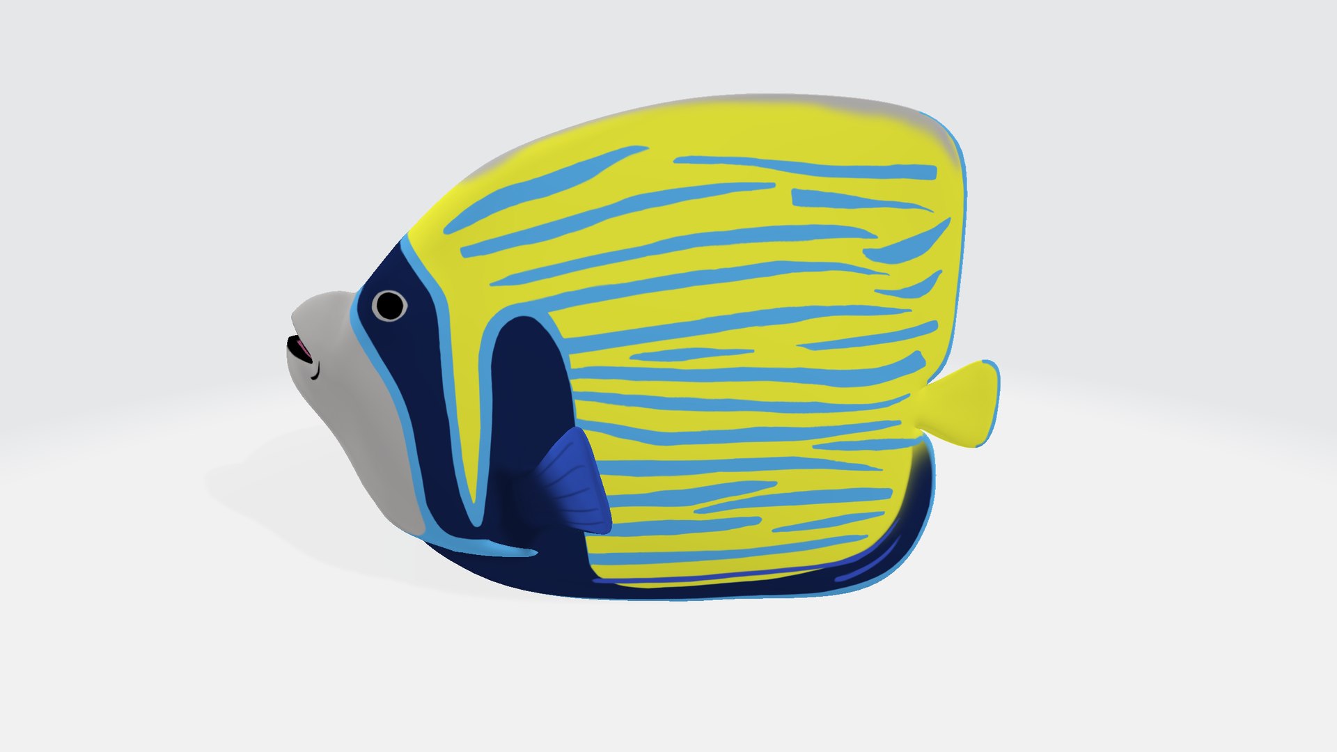 3D Model Angelfish - TurboSquid 2304557