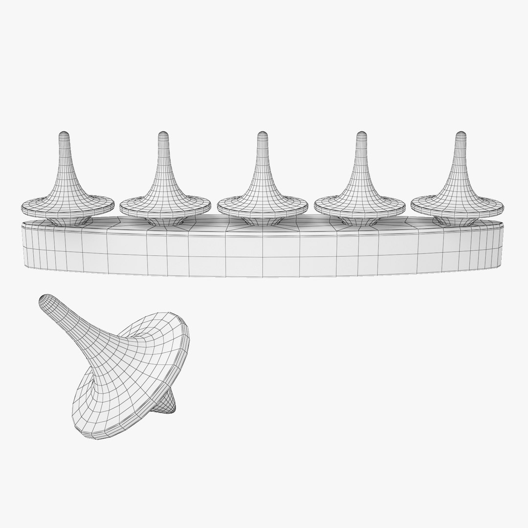 Spin Metal Tops 3D Model - TurboSquid 1461386