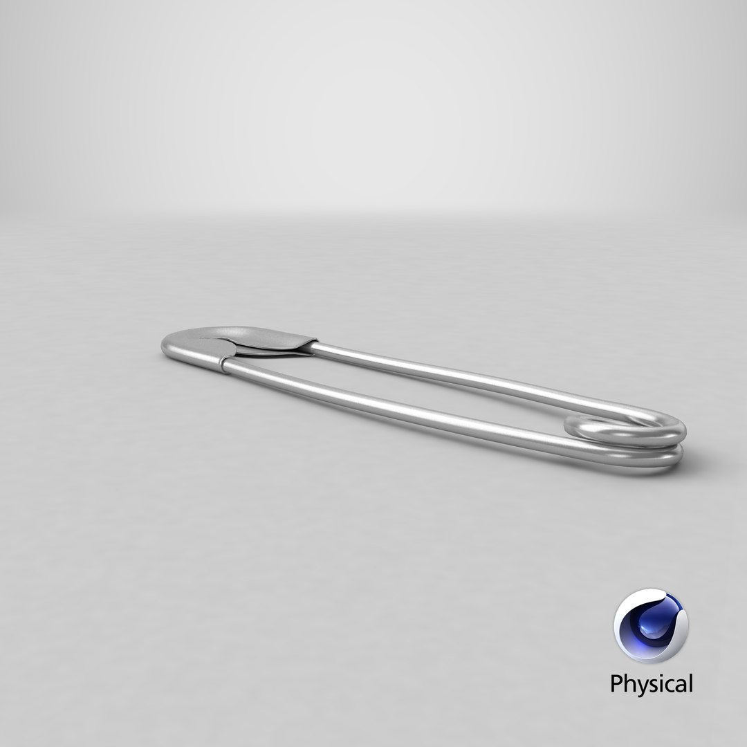 3D model safety pin - TurboSquid 1478162