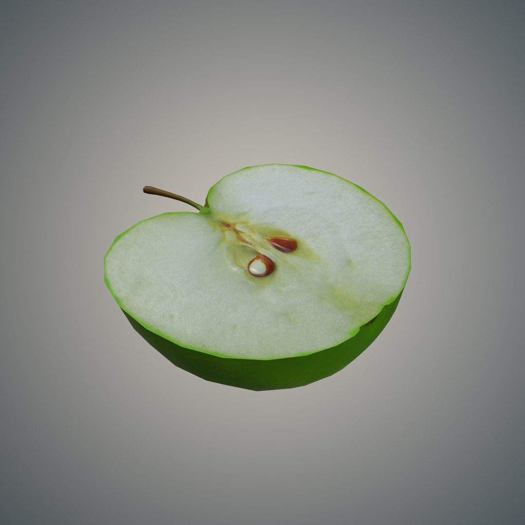 3d Real-time Cut Apple