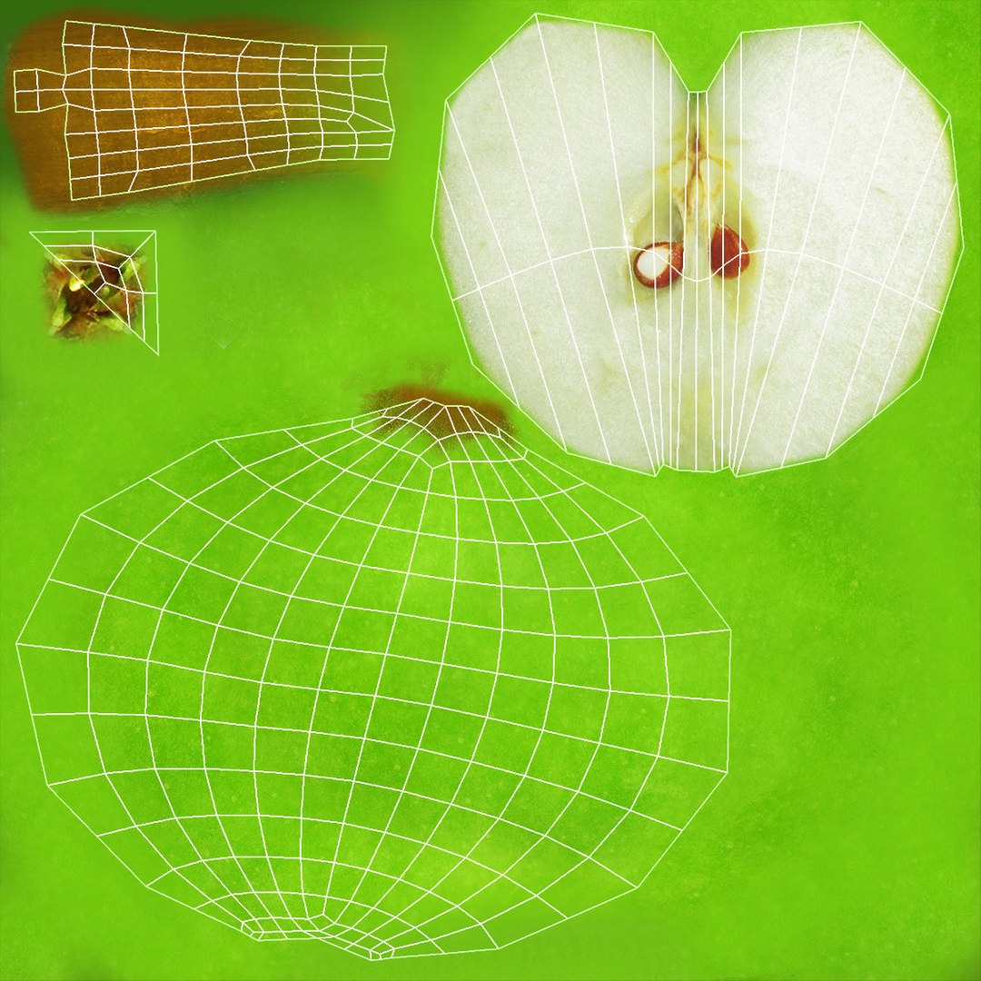 3d Real-time Cut Apple