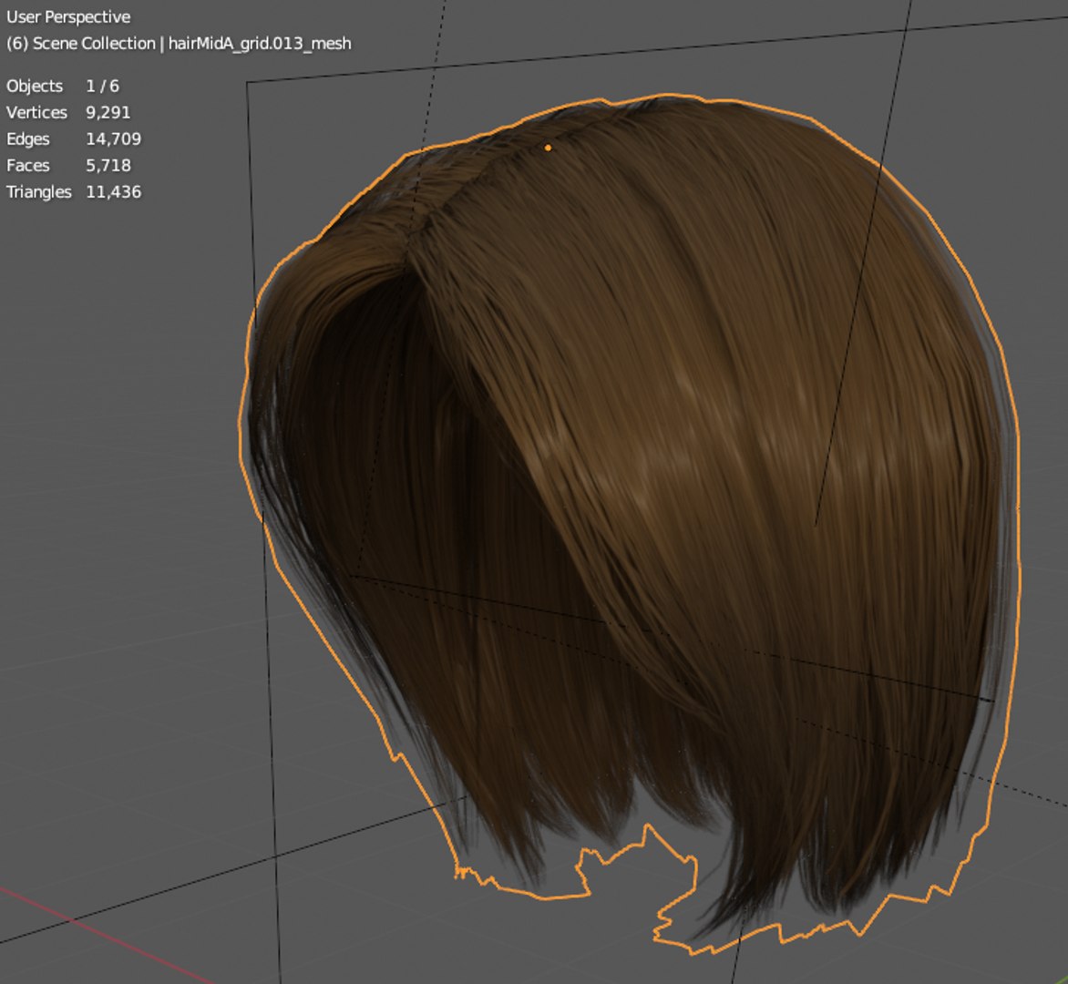 3D HairCard002 - TurboSquid 1865517