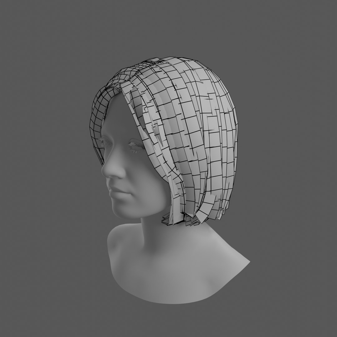 3D HairCard002 - TurboSquid 1865517