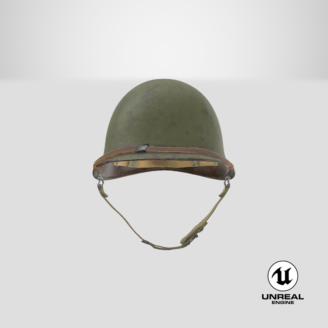 m1 combat helmet cover 3d model