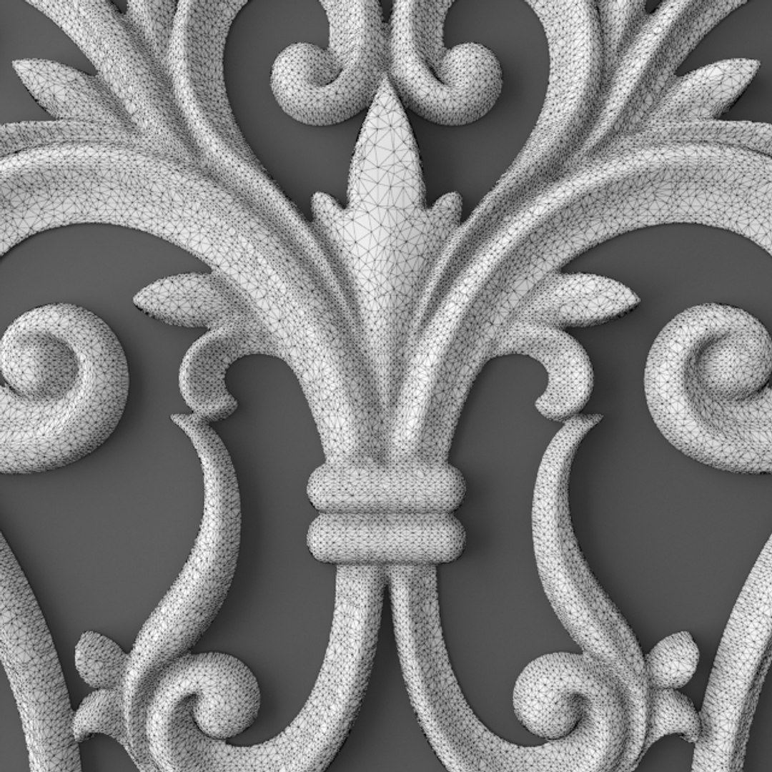 Fretwork Set 3d Model