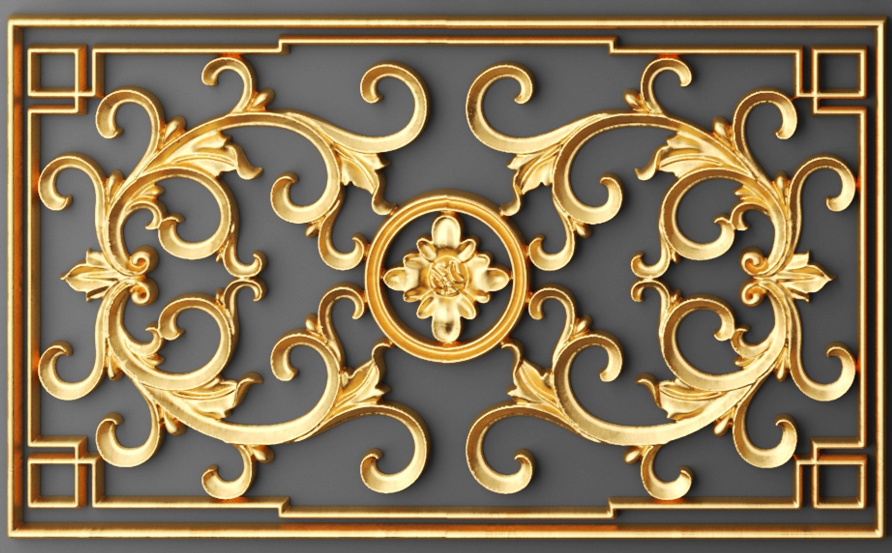 Fretwork Set 3d Model