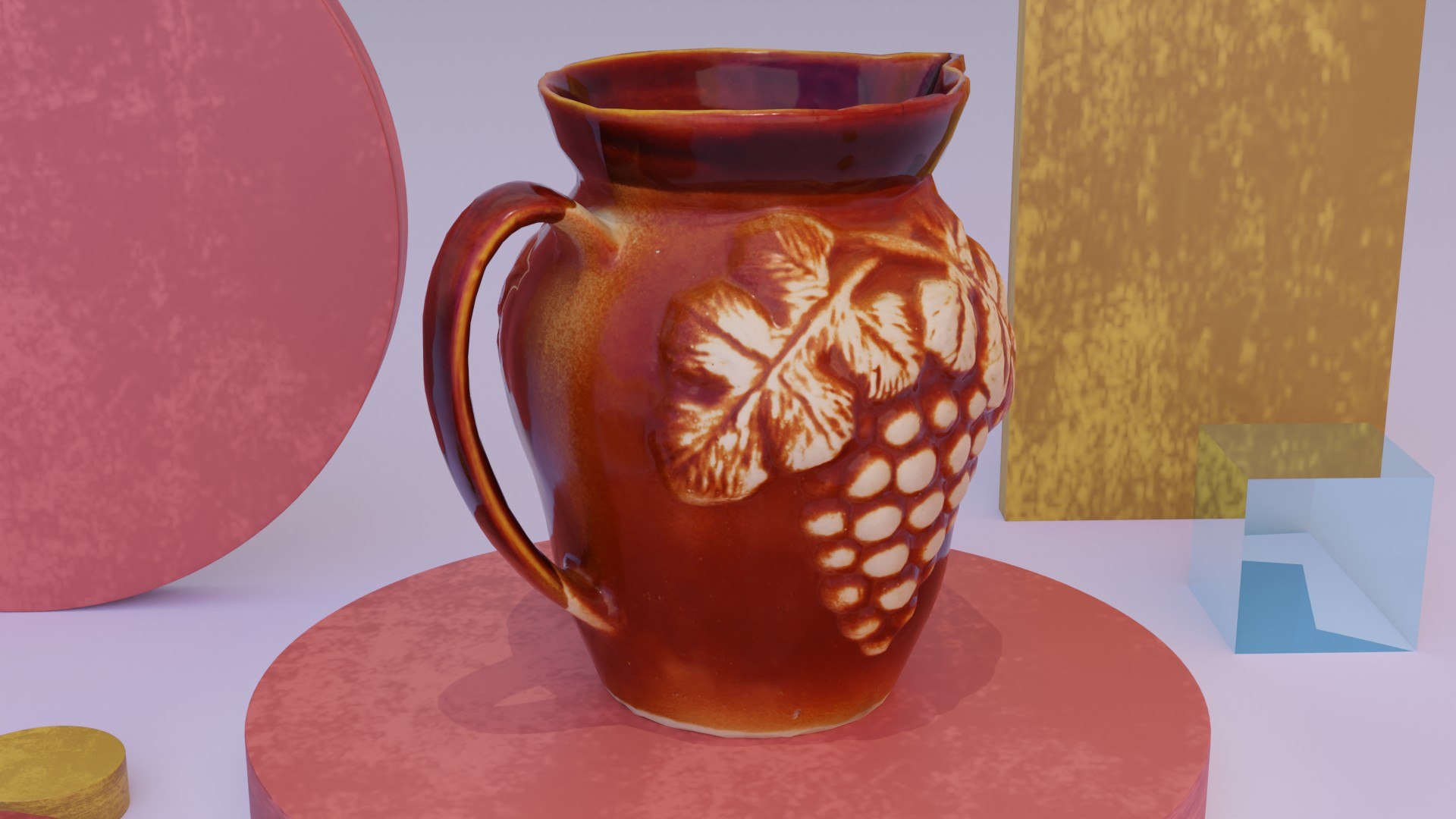 Ethnic Clay Pot 02 3D Model 3D Model - TurboSquid 1963427