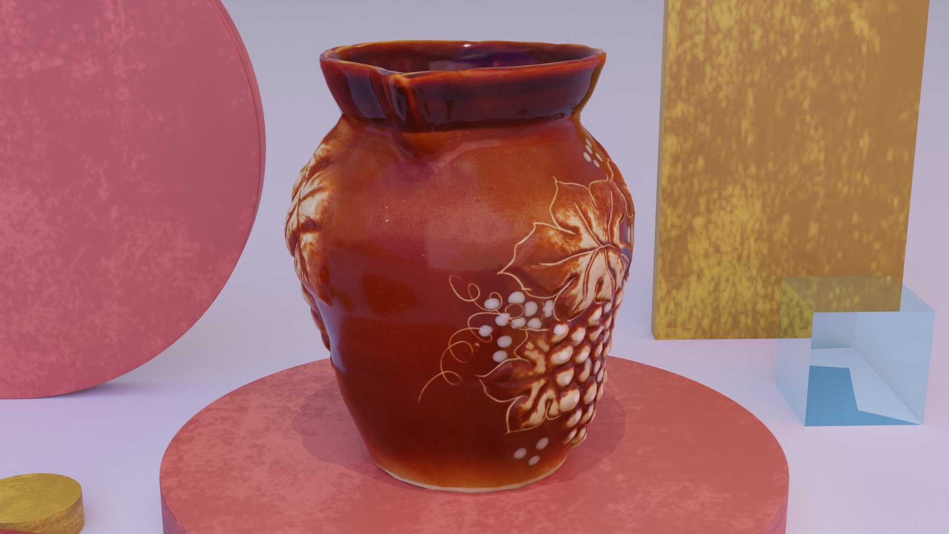 Ethnic Clay Pot 02 3D Model 3D Model - TurboSquid 1963427