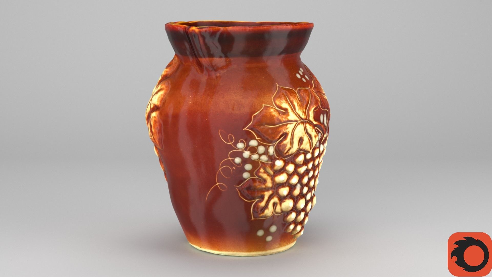 Ethnic clay pot 02 3D model 3D model - TurboSquid 1963427