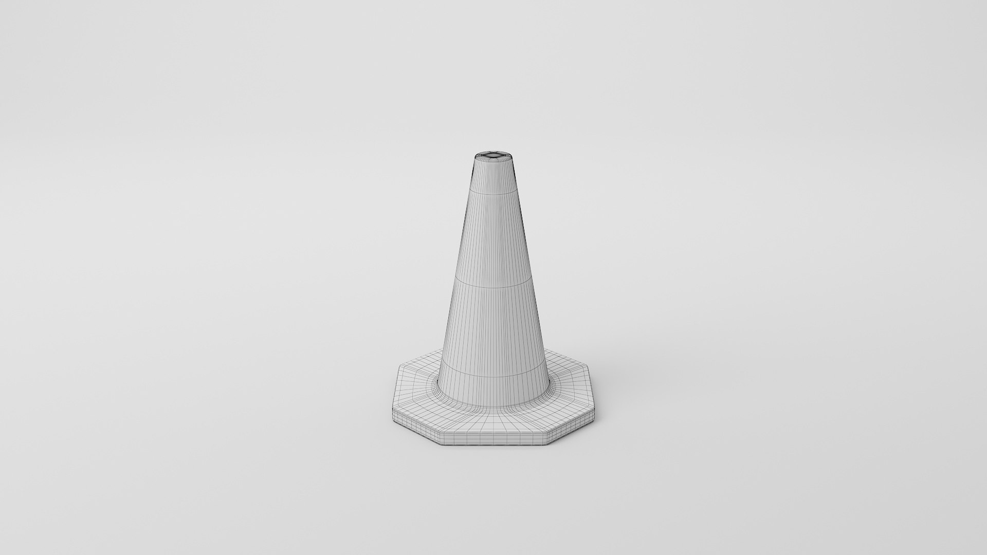 Traffic cone v2 3D model - TurboSquid 1449630
