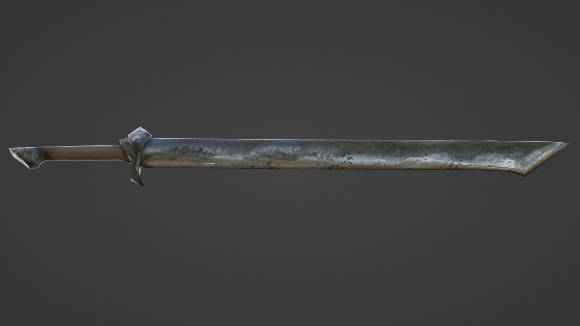 3D Stylized The Old Wanderers Sword PBR Ready-to-play Low-poly 3d Model ...