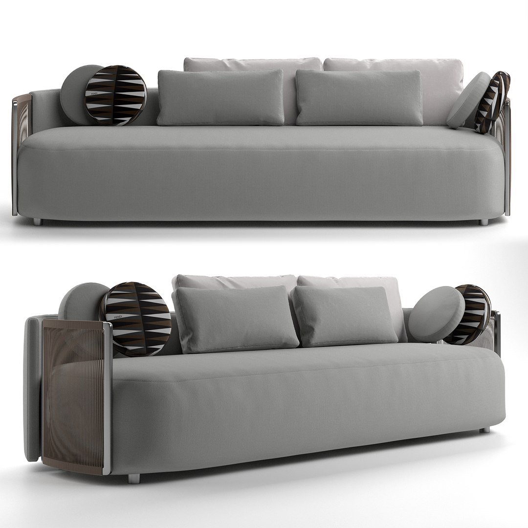 Fendi Casa Sofa 3D Model - TurboSquid 1588943