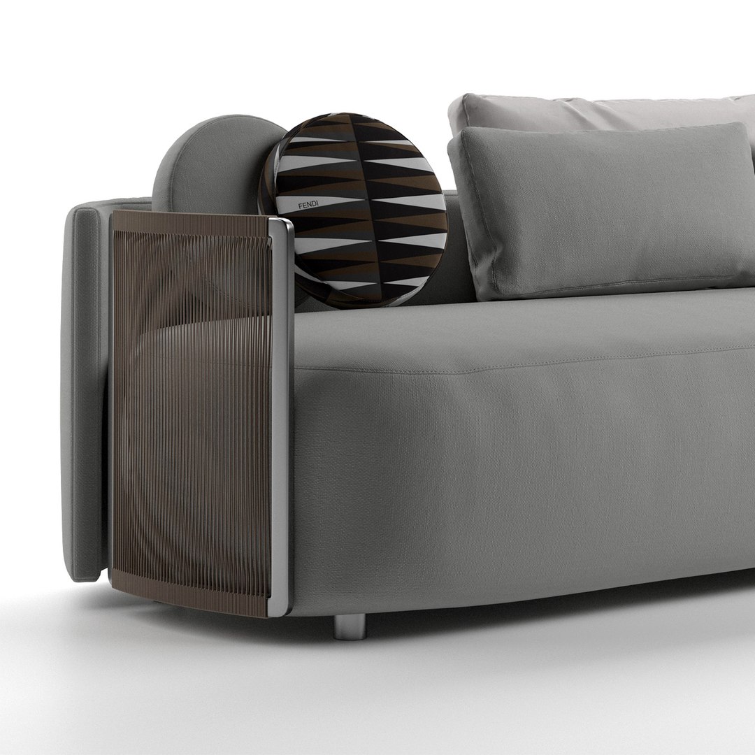 Fendi Casa Sofa 3D Model - TurboSquid 1588943