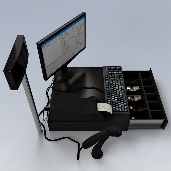 cash registers 3d 3ds