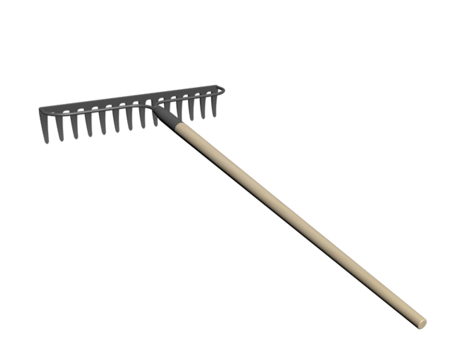 Garden Rake 3D Model - TurboSquid 1579799