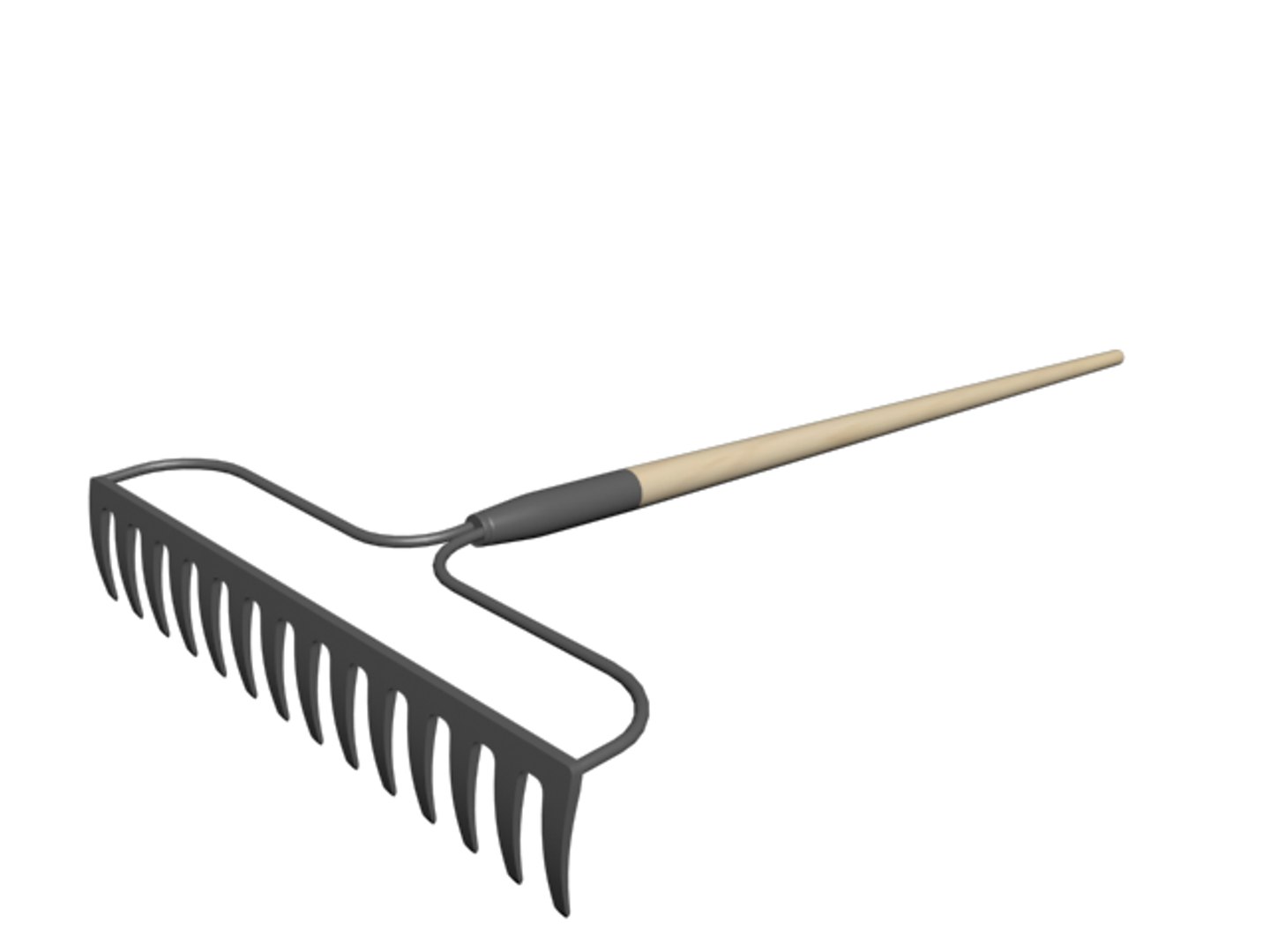 Garden Rake 3D Model - TurboSquid 1579799