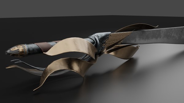 modelo 3d espada de metal - TurboSquid 2055005