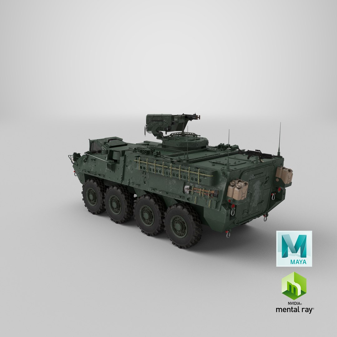 Ready M1127 Stryker 3D Model - TurboSquid 1535810