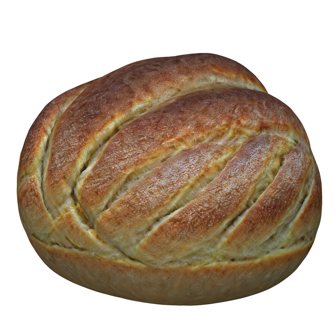 Realistic Bread No 2 3D Model - TurboSquid 2235987