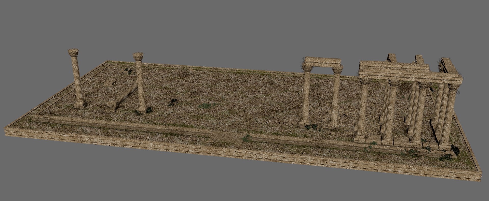 Temple Of Olympian Zeus 3D Model - TurboSquid 2228692