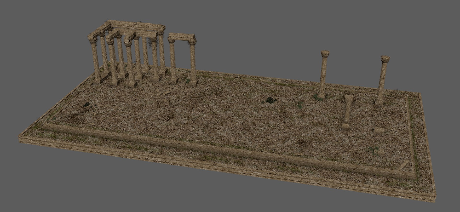 Temple Of Olympian Zeus 3D Model - TurboSquid 2228692
