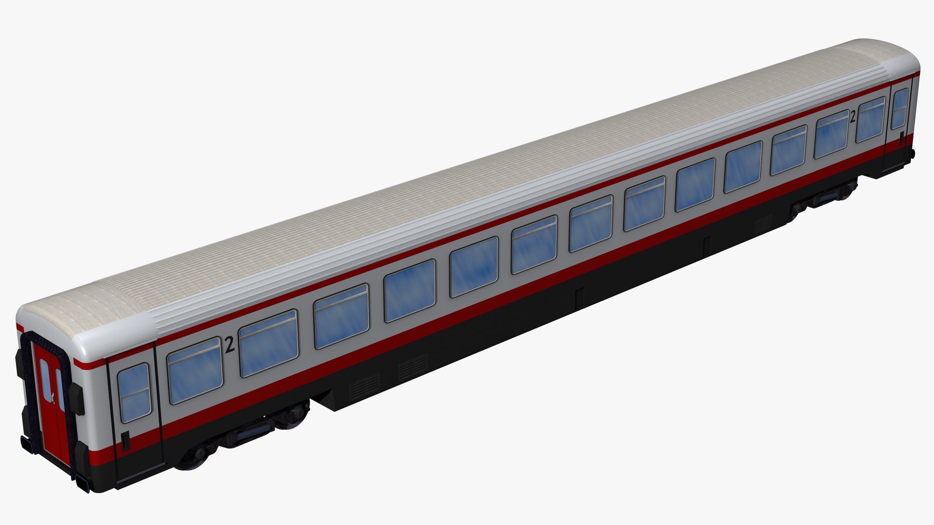 Frecciabianca - Fs Class E414 - High Speed Passenger Train 3D Model ...