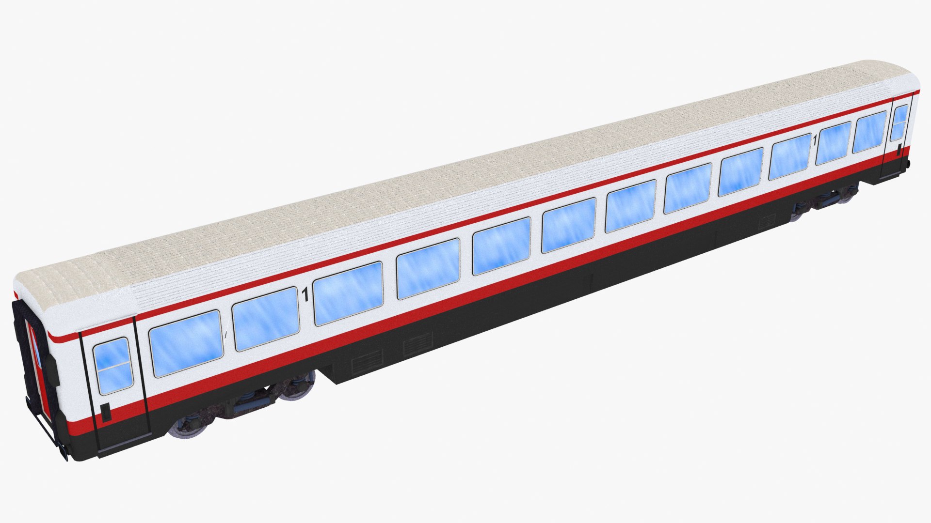 Frecciabianca - Fs Class E414 - High Speed Passenger Train 3D Model ...