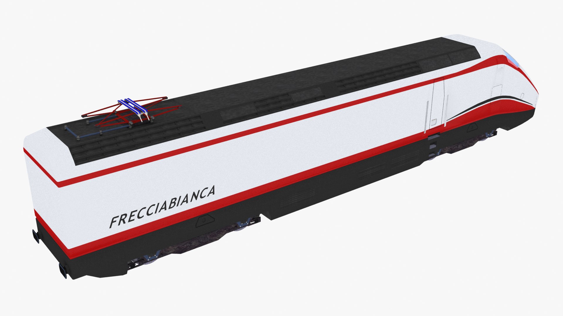 Frecciabianca - Fs Class E414 - High Speed Passenger Train 3D Model ...