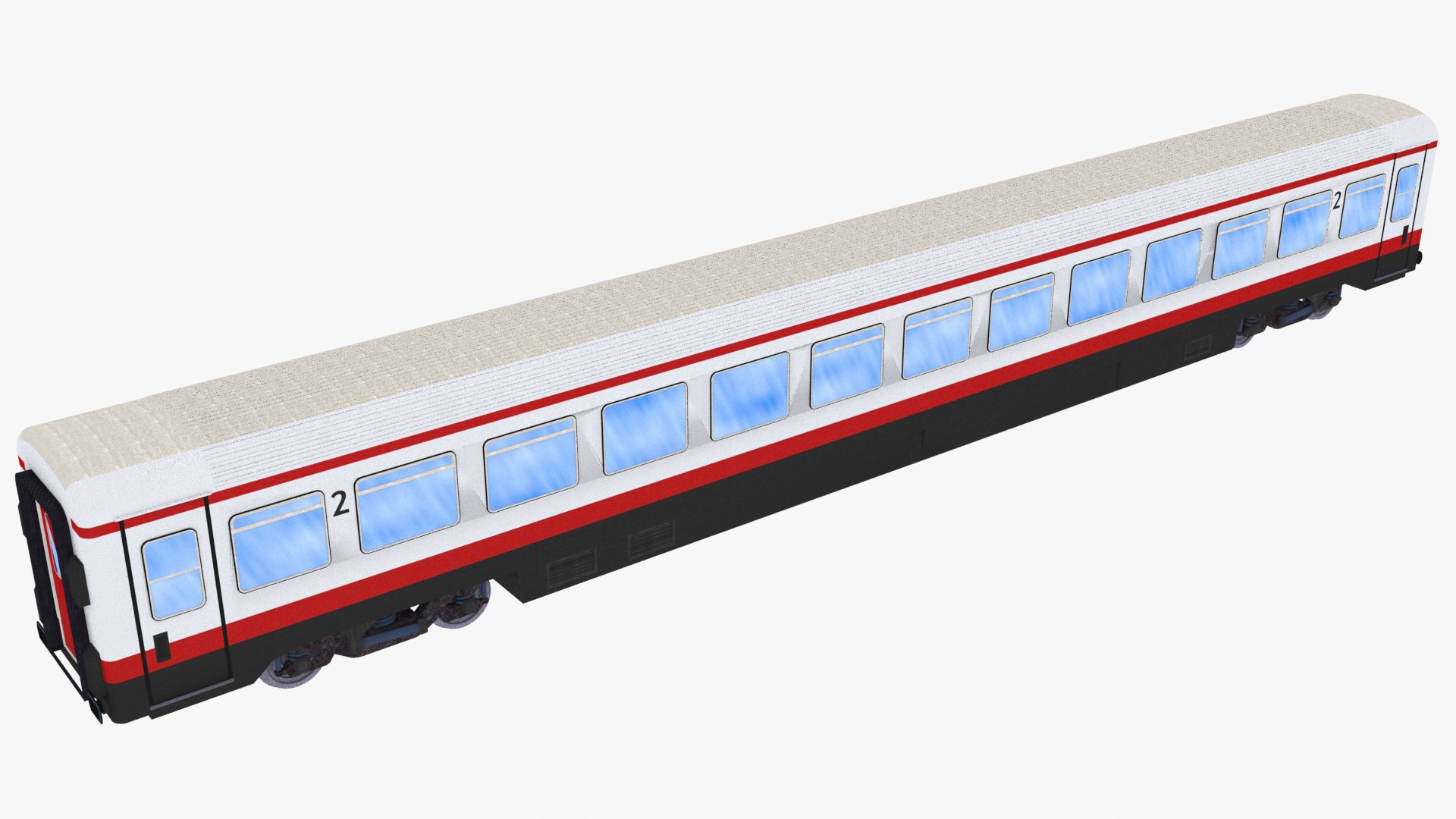Frecciabianca - Fs Class E414 - High Speed Passenger Train 3D Model ...