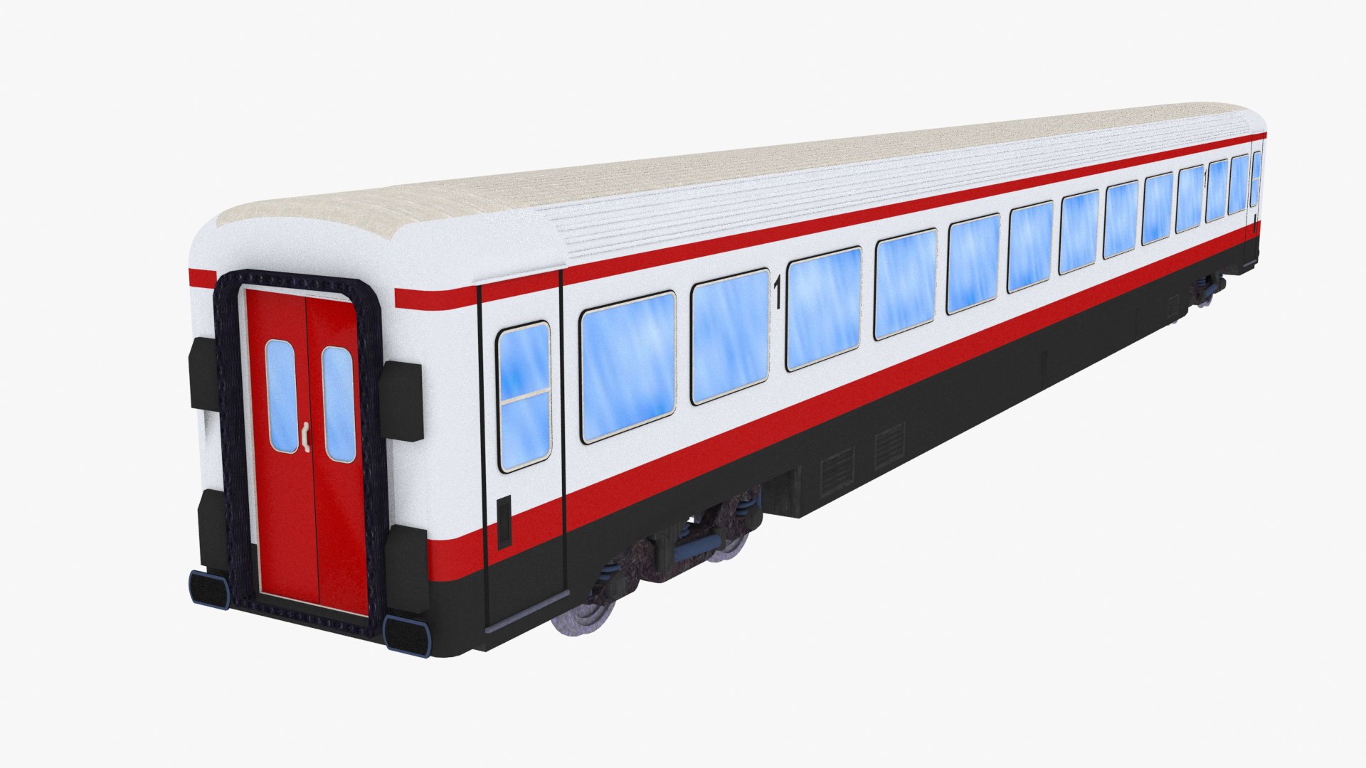 Frecciabianca - Fs Class E414 - High Speed Passenger Train 3D Model ...
