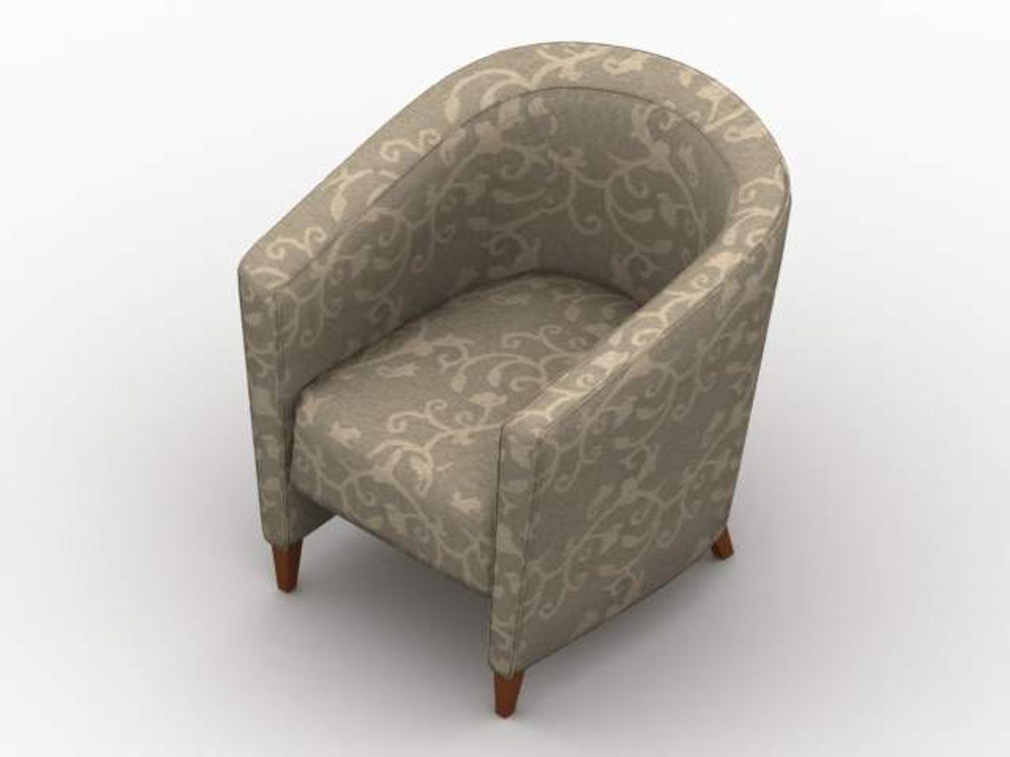 3d model of chair furniture