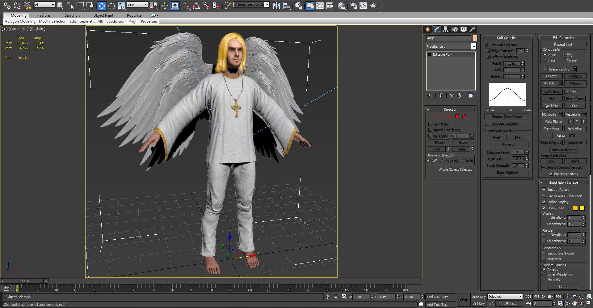 Seraphim Wings Angel 3D Model - TurboSquid 1296826