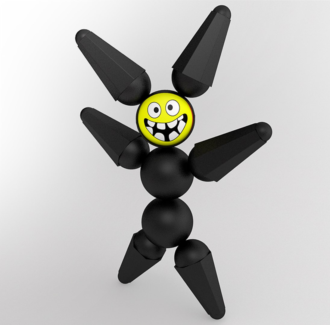 3d model microrobot movie big