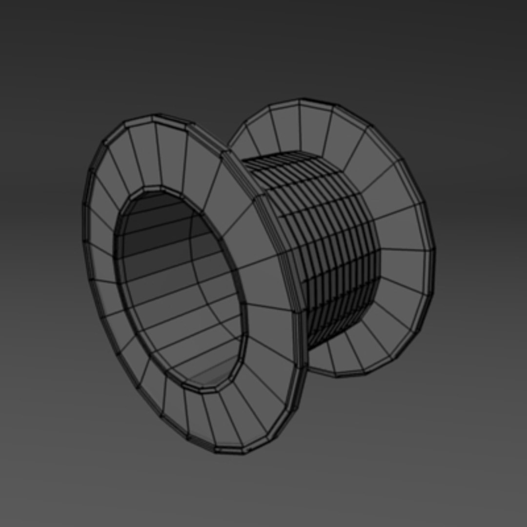 Wire Spool 3d Model