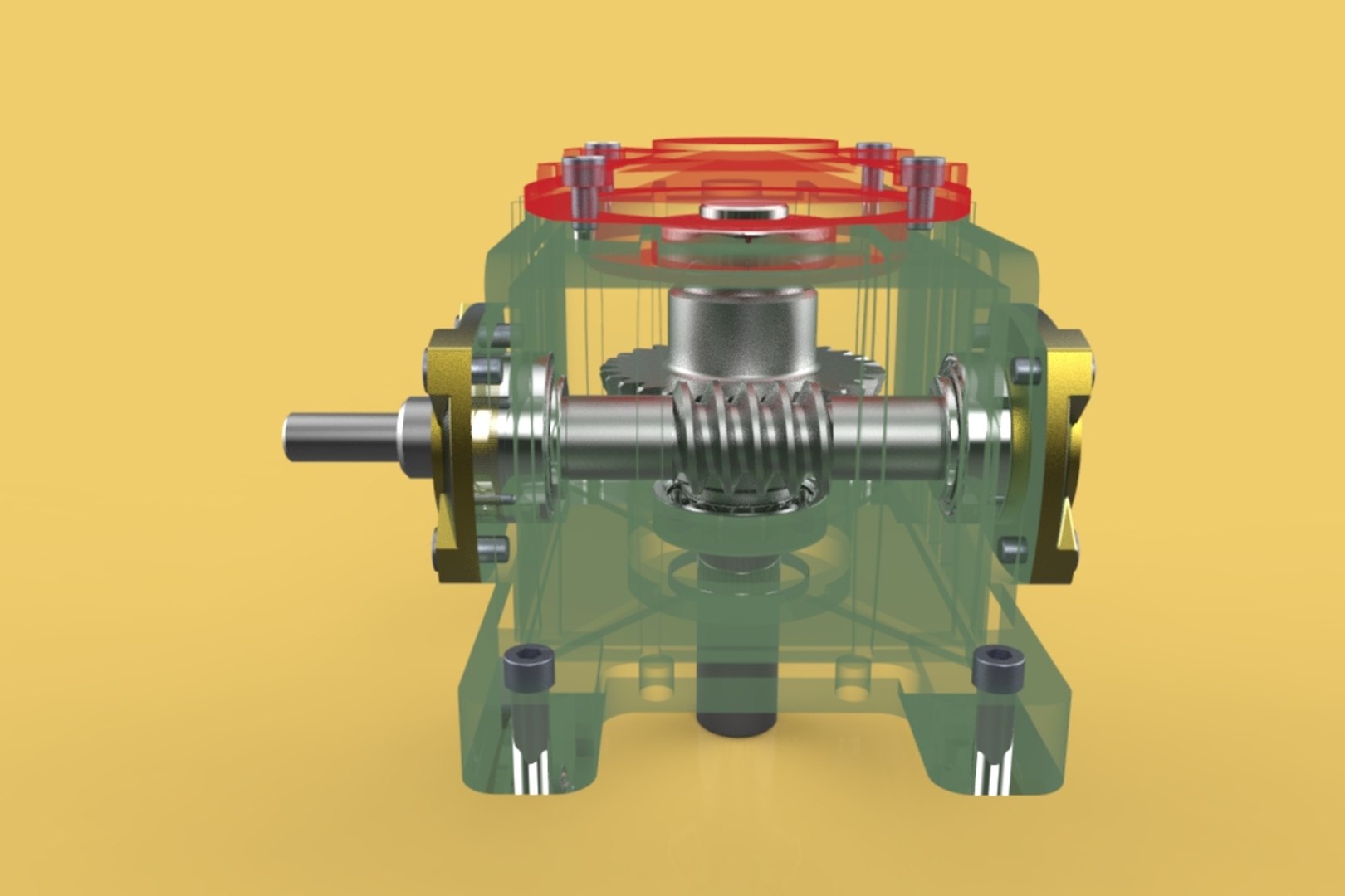 SPEED REDUCER GEAR BOX WORM HELICAL WPX 3D Model - TurboSquid 1830105