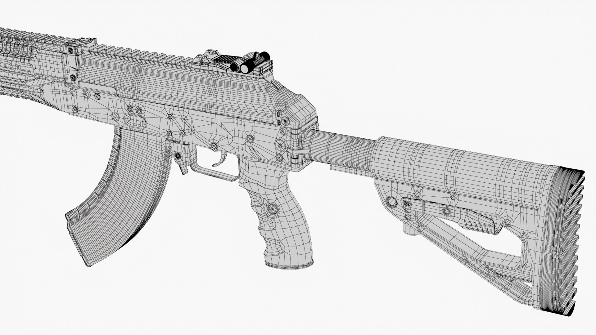 HS AK12 3D Model - TurboSquid 2227324