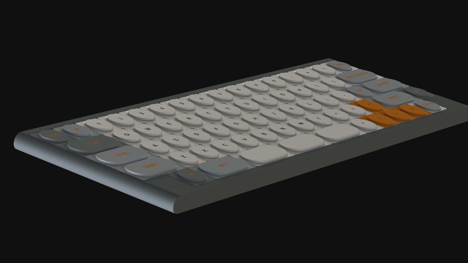 3D Minimalist Keyboard Minimal Model - TurboSquid 1408174