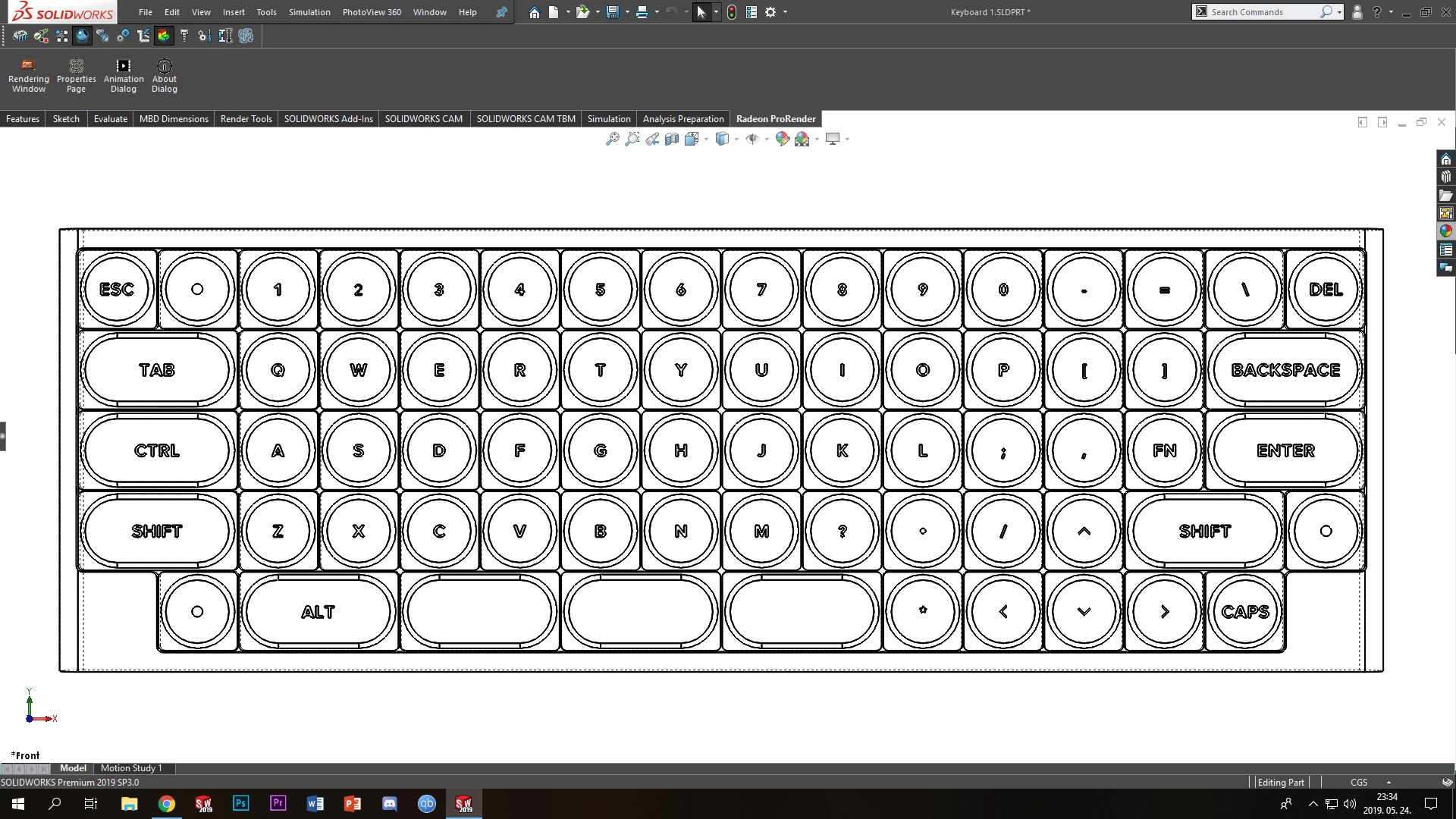 3D Minimalist Keyboard Minimal Model - TurboSquid 1408174