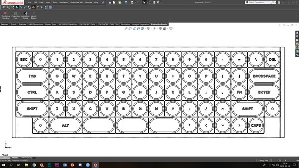 3D minimalist keyboard minimal model - TurboSquid 1408174