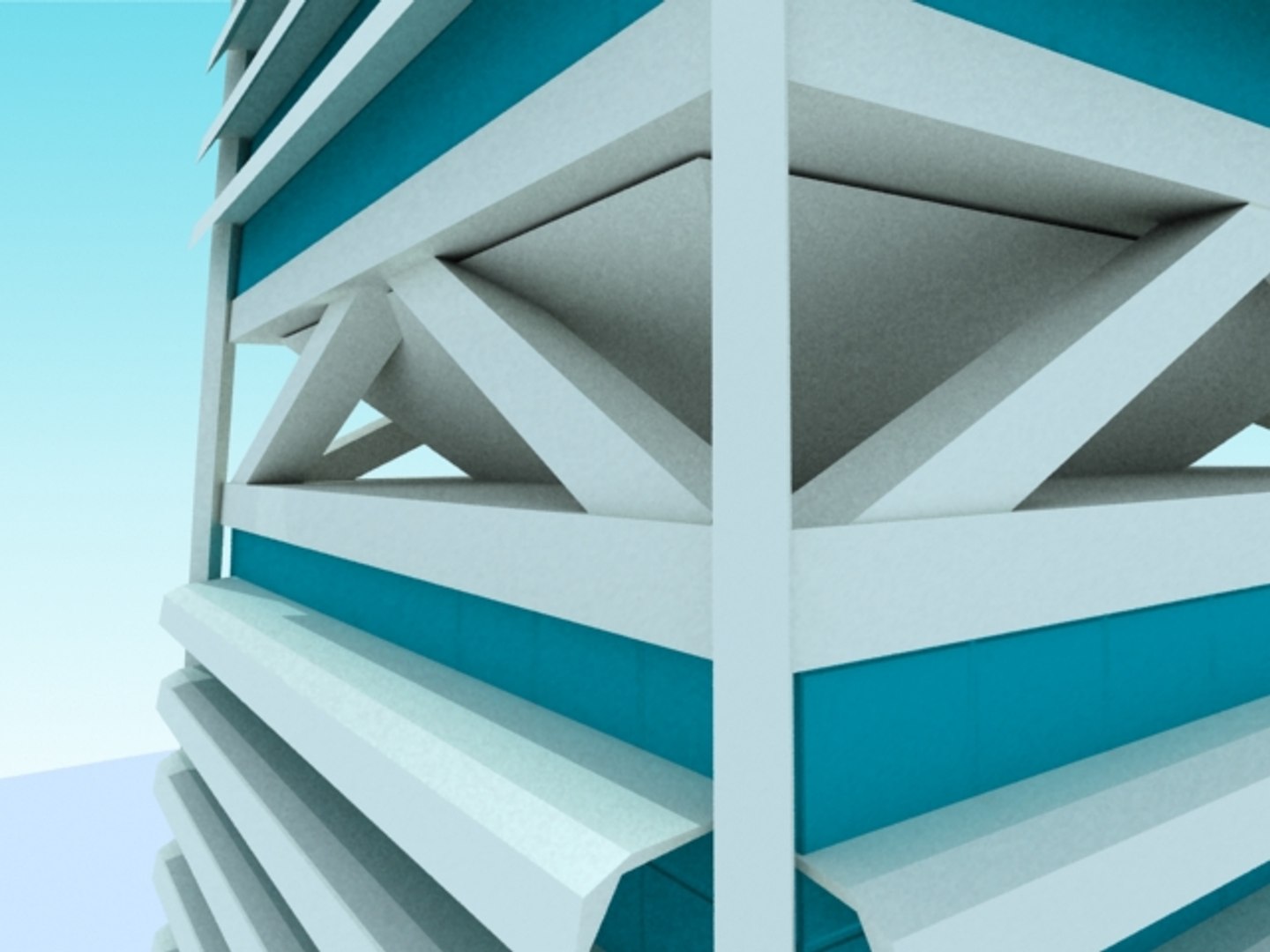 skyscraper riyadh saudi 3d model