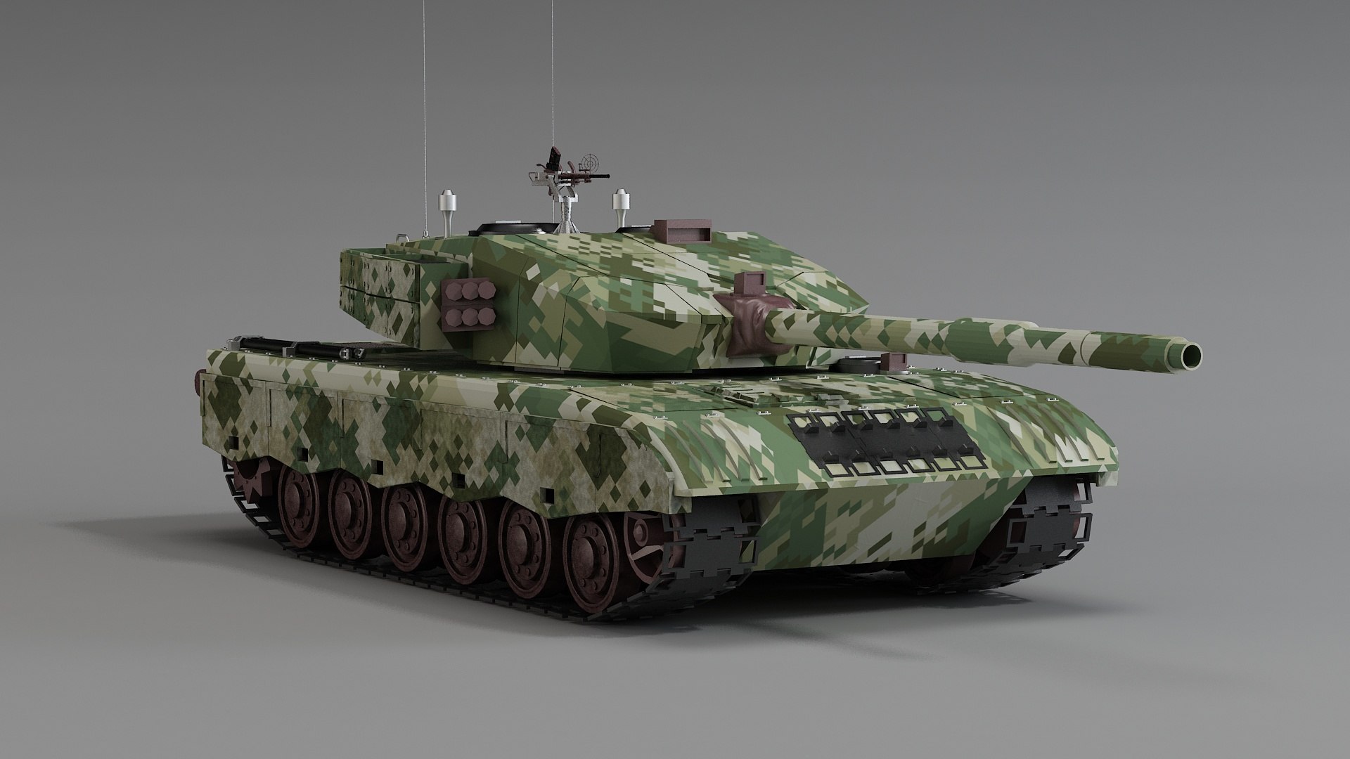 96A Main Battle Tank 96A Tank ZTZ96A Model - TurboSquid 2148094