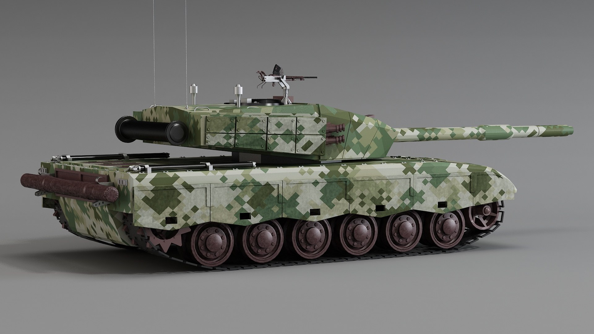 96A Main Battle Tank 96A Tank ZTZ96A Model - TurboSquid 2148094