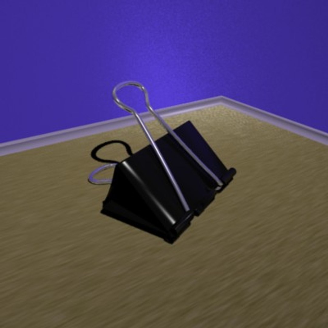 Paper Clamp 3d Model