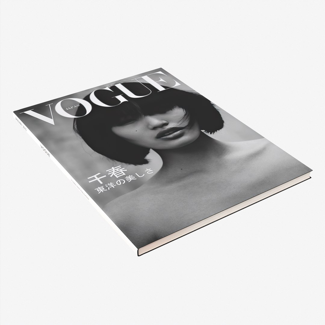 Book VOGUE Magazine Low-poly 3D Model - TurboSquid 2094226