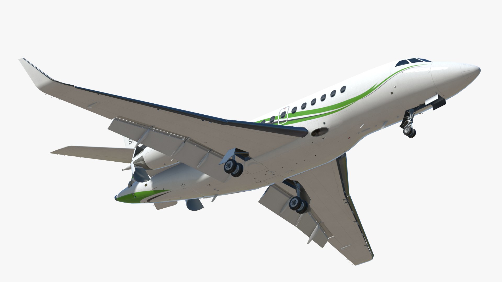 3D Model Dassault Falcon 2000S - TurboSquid 2347937