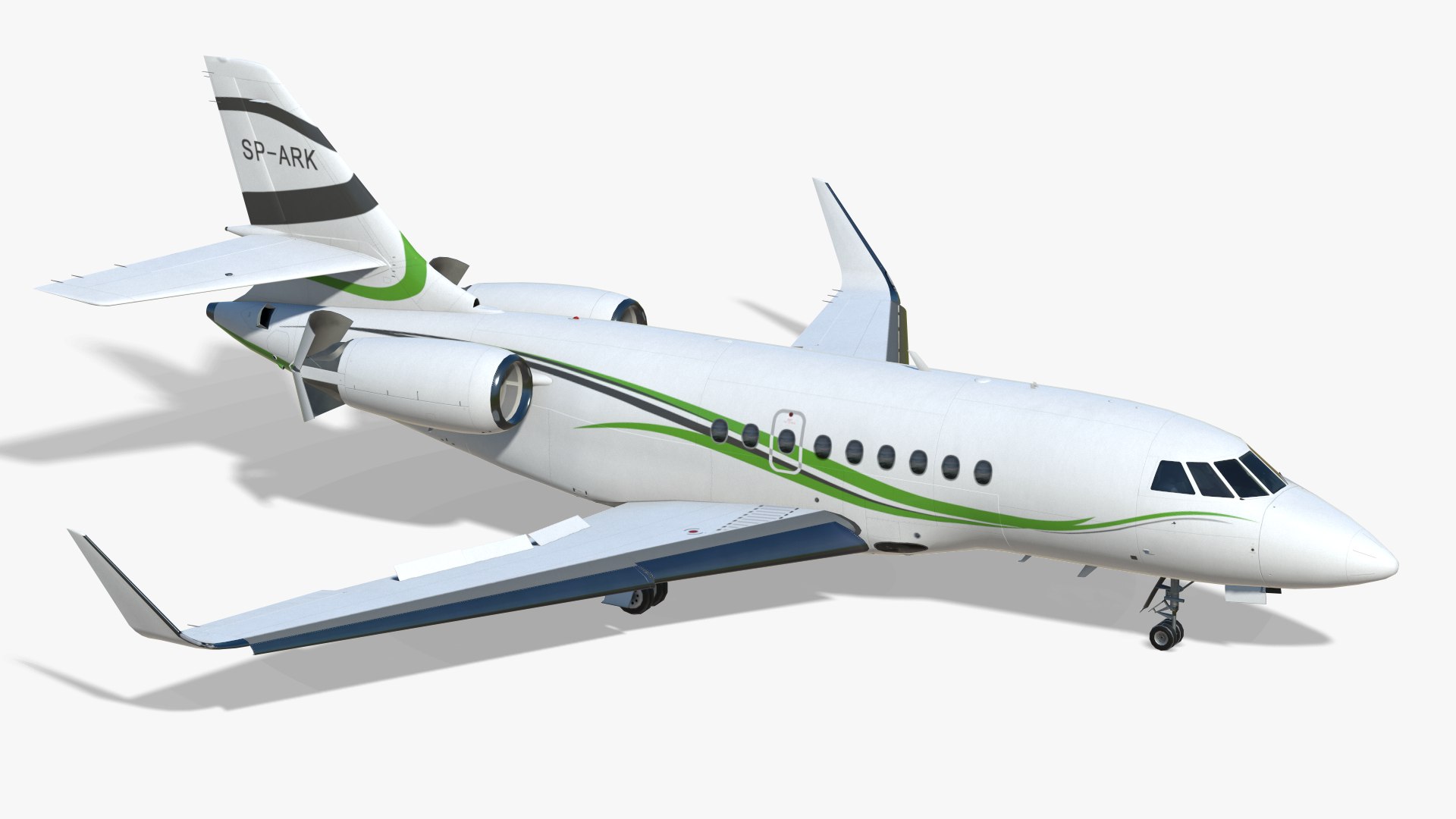 3D Model Dassault Falcon 2000S - TurboSquid 2347937
