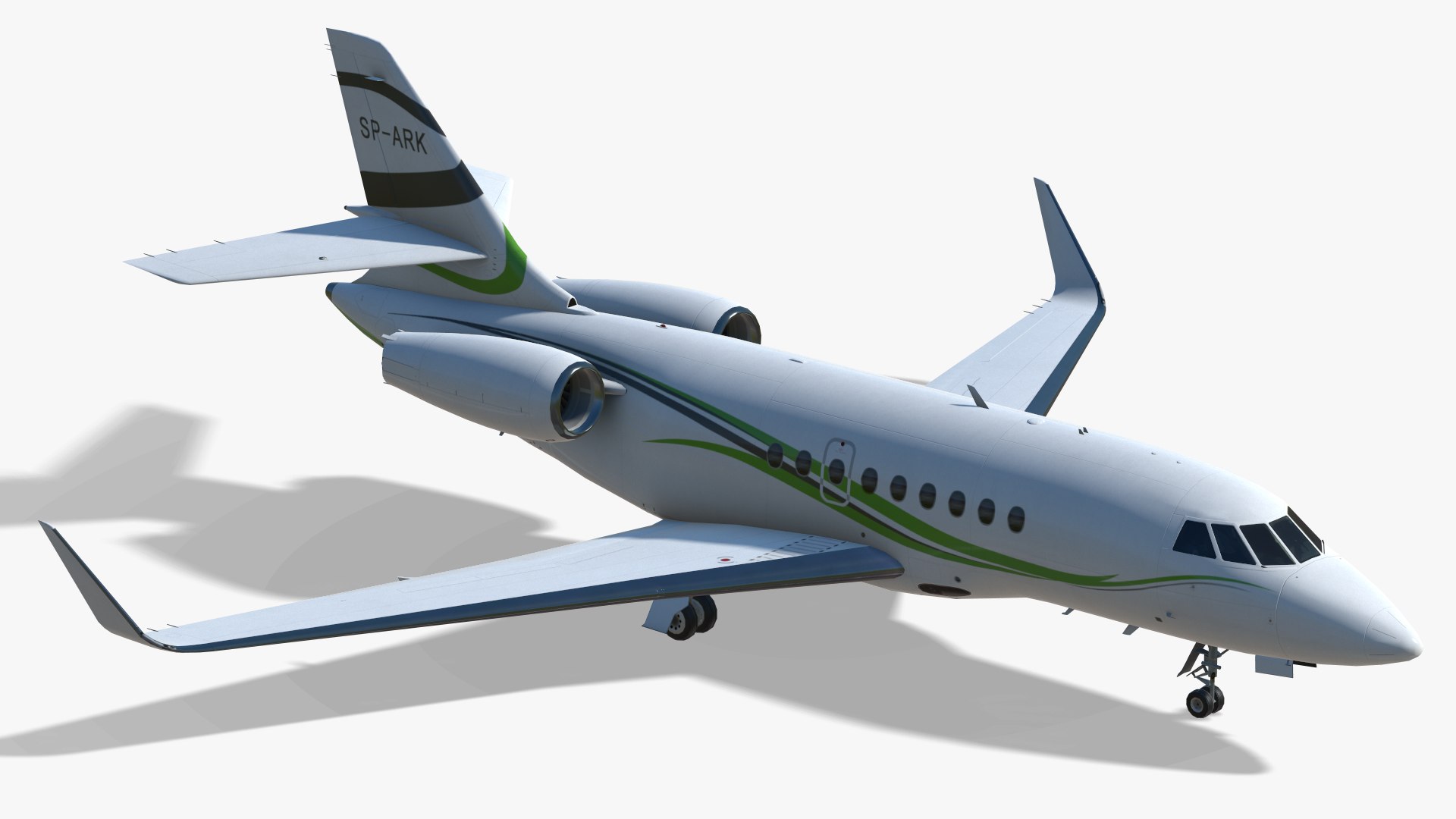 3D Model Dassault Falcon 2000S - TurboSquid 2347937