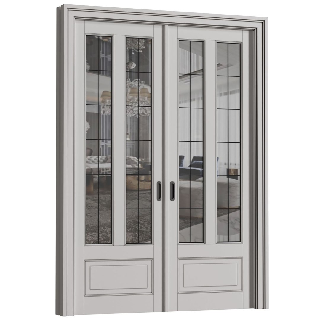 Interior Sliding Doors In Art Deco Style 3D Model - TurboSquid 2063320